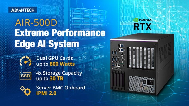 Advantech Unveils AIR-500D — High-Performance Edge AI System