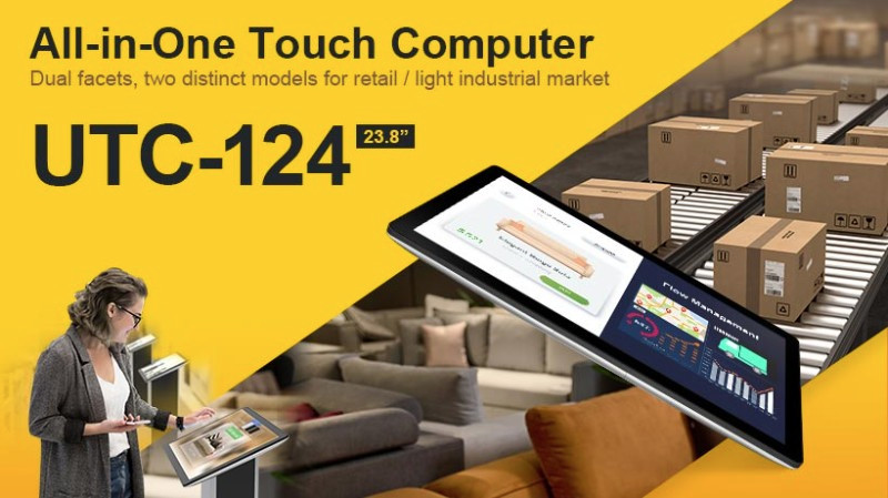 Advantech Announces the first 23.8” AIO in UTC Range: UTC-124