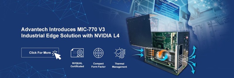 Newly Launched MIC-770 V3 Empowers AI Industrial Application