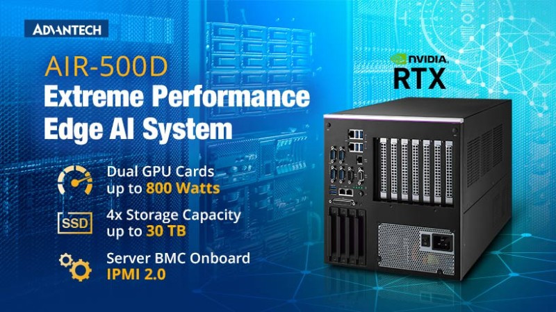 Advantech Unveils AIR-500D — High-Performance Edge AI System