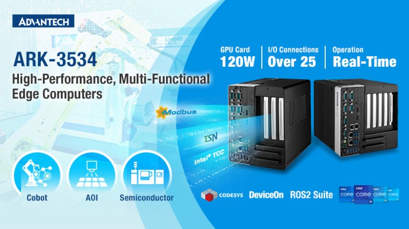 Advantech Launches ARK-3534, A Powerful, Edge Computer