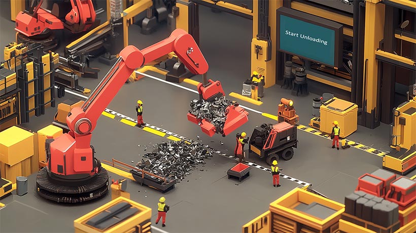 ARK-3534B Edge Computer Driving Smart Sorting of Steel