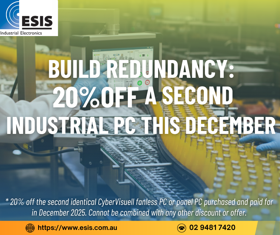 Build In Redundancy with 20% Off a Second Industrial PC - Esis